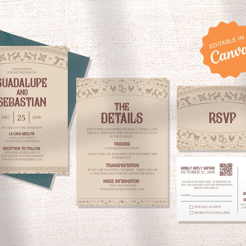Charro Invitations - Etsy