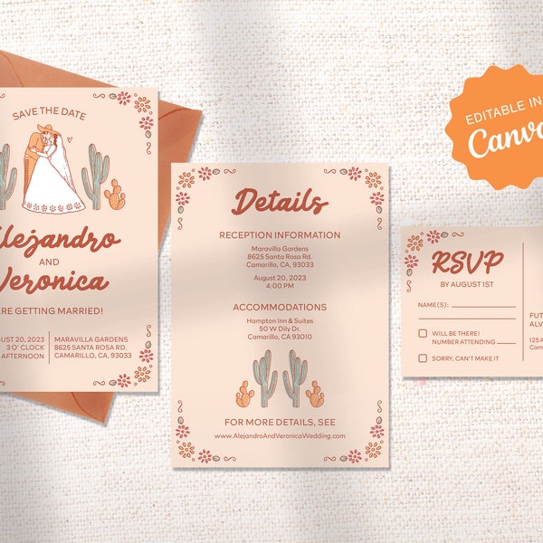 Charro Invitations - Etsy