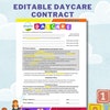 Childcare Tax Statement Daycare Owners In-home Daycare End-of-year ...