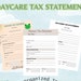Easy-to-use Daycare Tax Form Canva Template, Printable PDF, and ...