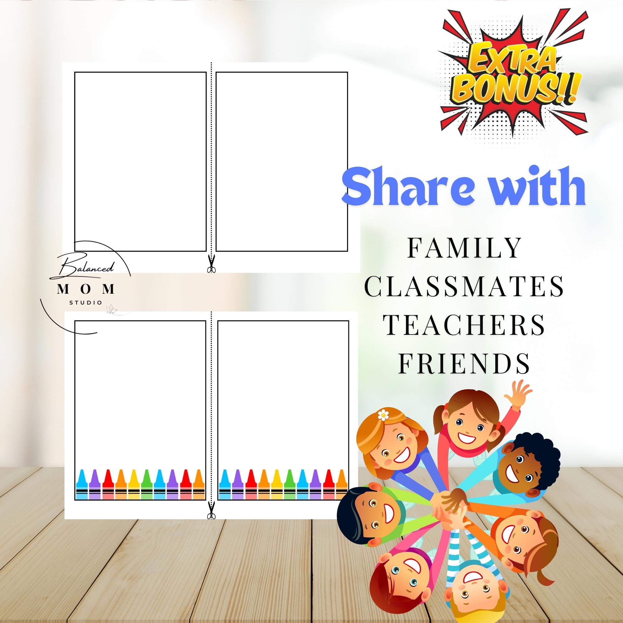 Kindergarten Memory Book: Keepsake Journal, Handprint Art (digital ...
