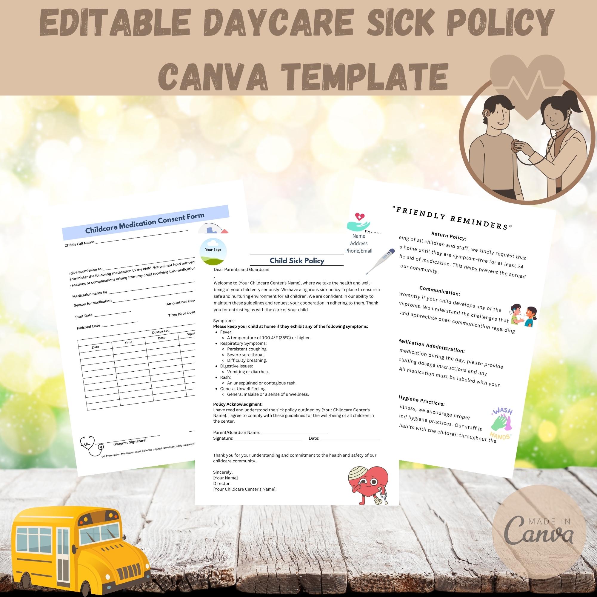 Daycare Sick Policy| Effortless Health Communication| Childcare Illness ...