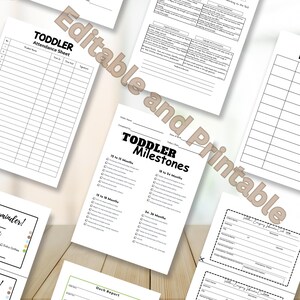 Ultimate Toddler Classroom Forms Bundle| 47 Editable Pages for Daycare ...
