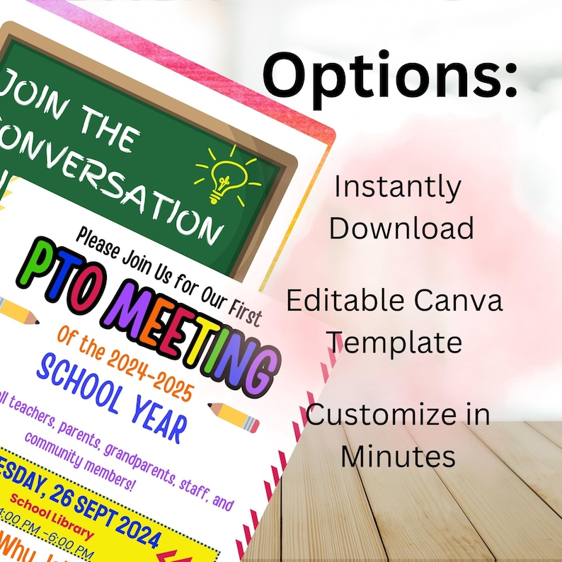 Editable PTA/PTO Flyer Bundle| Canva Template | School Event| Volunteer ...