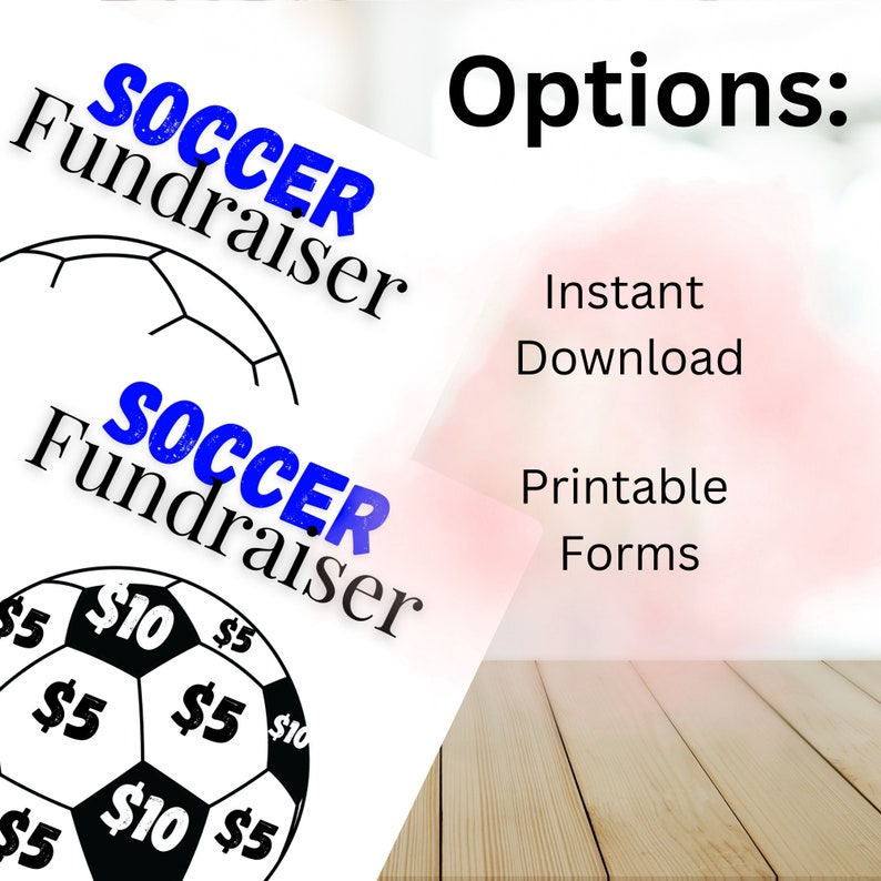 Printable Soccer Fundraiser | Team Soccer | Travel Soccer| Fill My ...