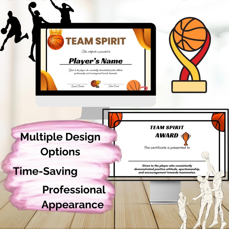 33 Editable Youth Basketball Certificates - Editable Canva Template ...
