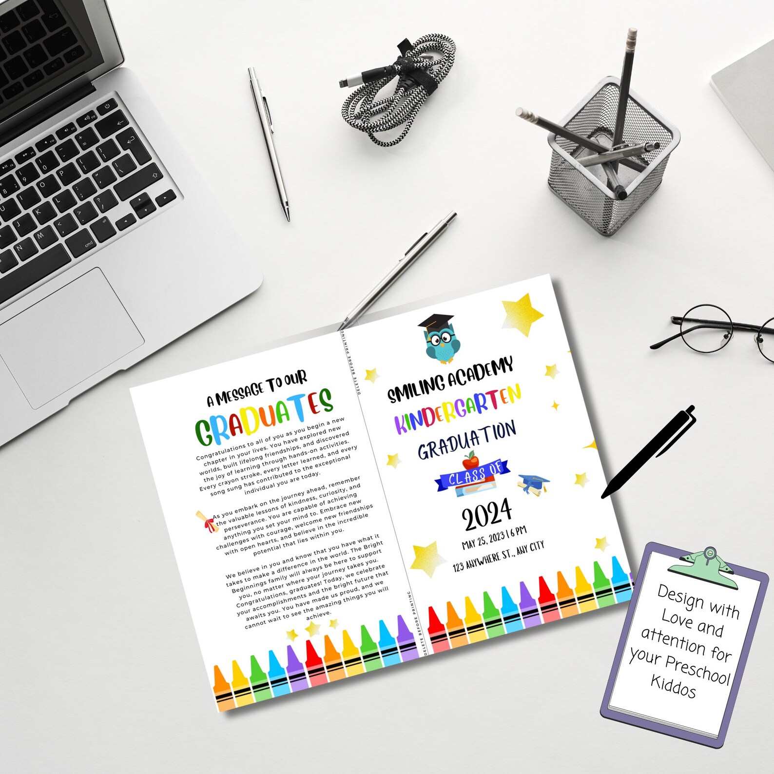 Kindergarten Graduation Printable | Class Graduation Ceremony ...