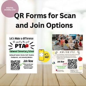 Editable PTA/PTO Flyer Bundle| Canva Template | School Event| Volunteer ...