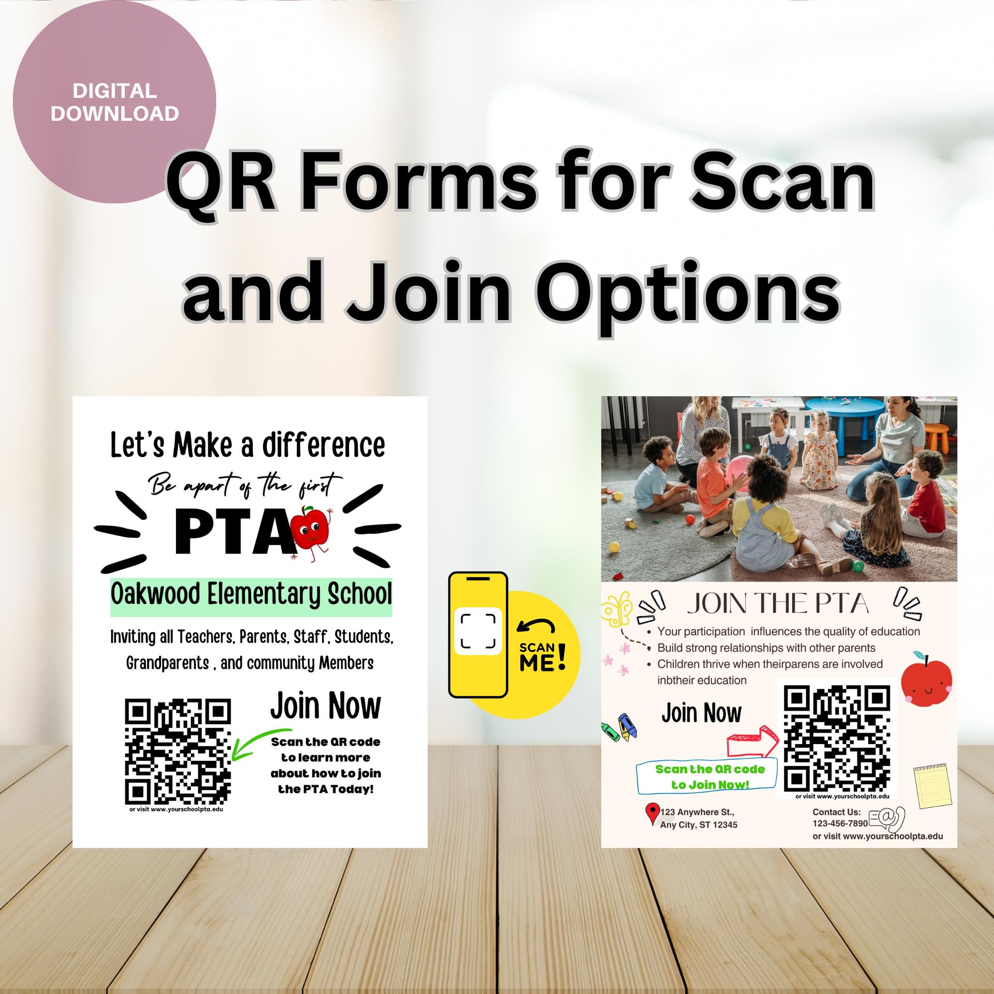 Editable PTA/PTO Flyer Bundle| Canva Template | School Event| Volunteer ...