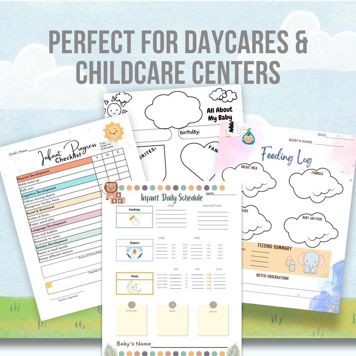 Infant Classroom Essential Forms Bundle Perfect for Infant Teachers at ...