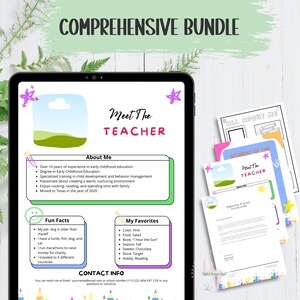 Editable Daycare Meet the Teacher Canva Template first Day of ...