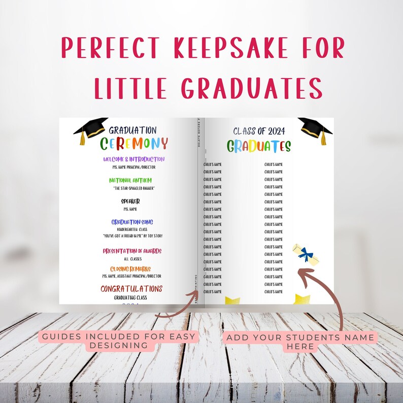Kindergarten Graduation Printable | Class Graduation Ceremony ...
