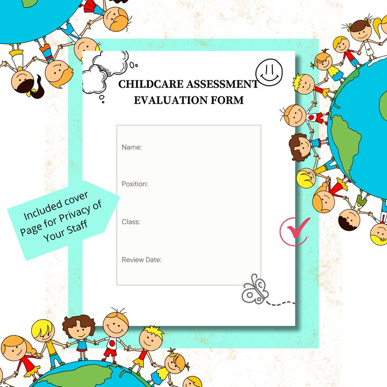 Daycare's Staff Evaluation Form| Staff Annual Review|printable and ...