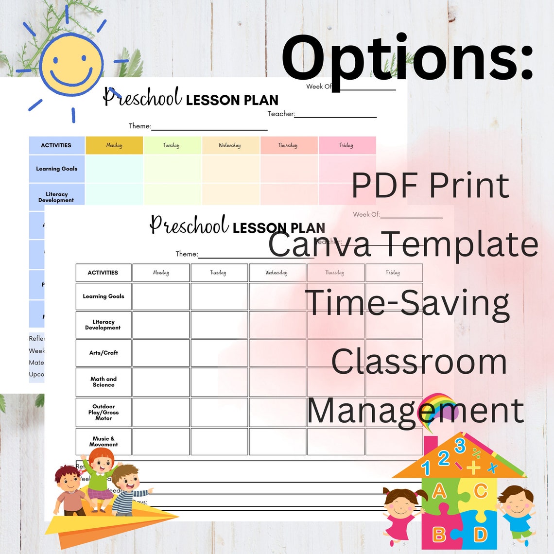 Preschool Summer Lesson Plan Homeschool Preschool Curriculum Summer ...