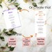 Editable Baby Shower Menu Template Baby in Bloom Decor - Etsy