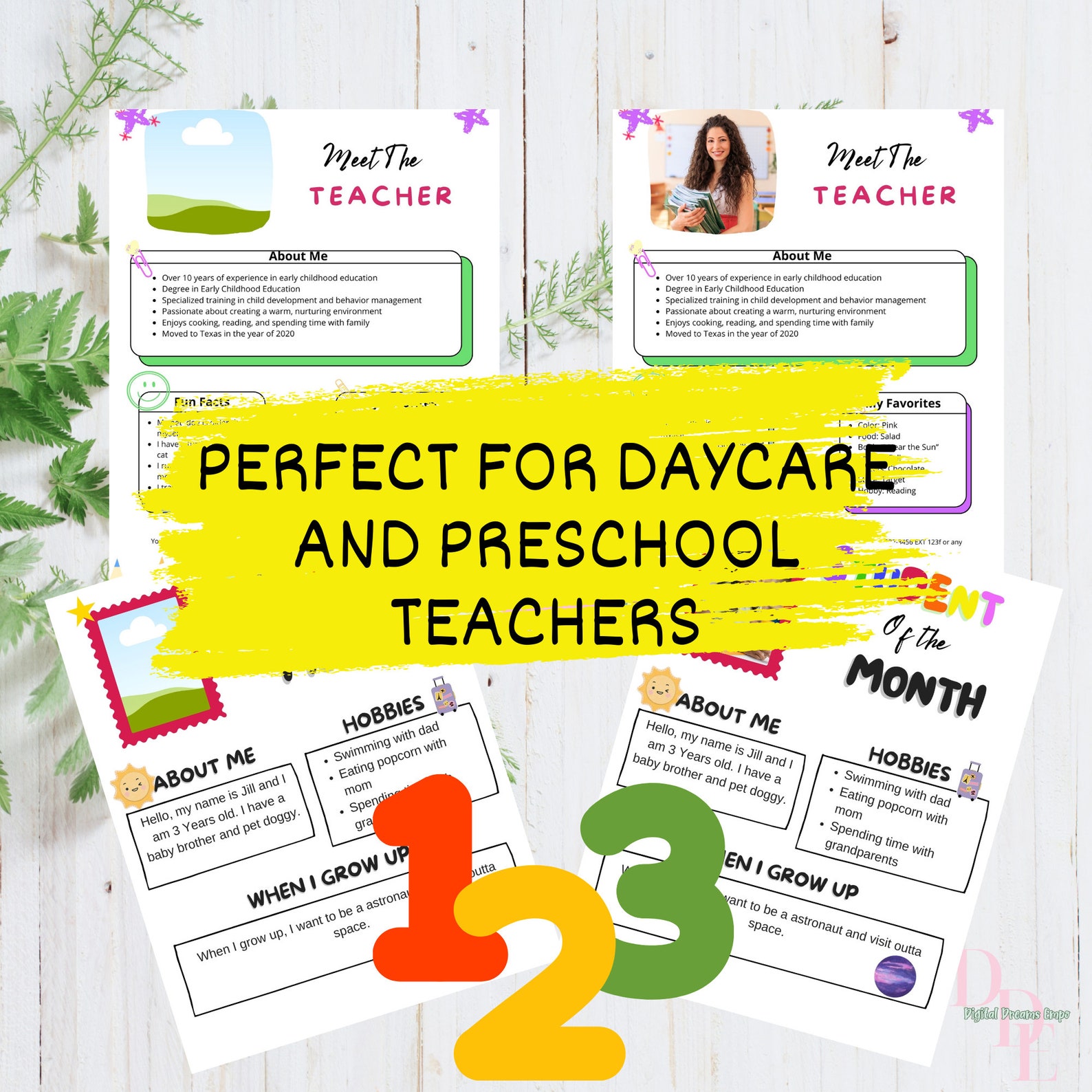 Preschool Meet the Teacher Classroom Printable Editable Canva Template ...
