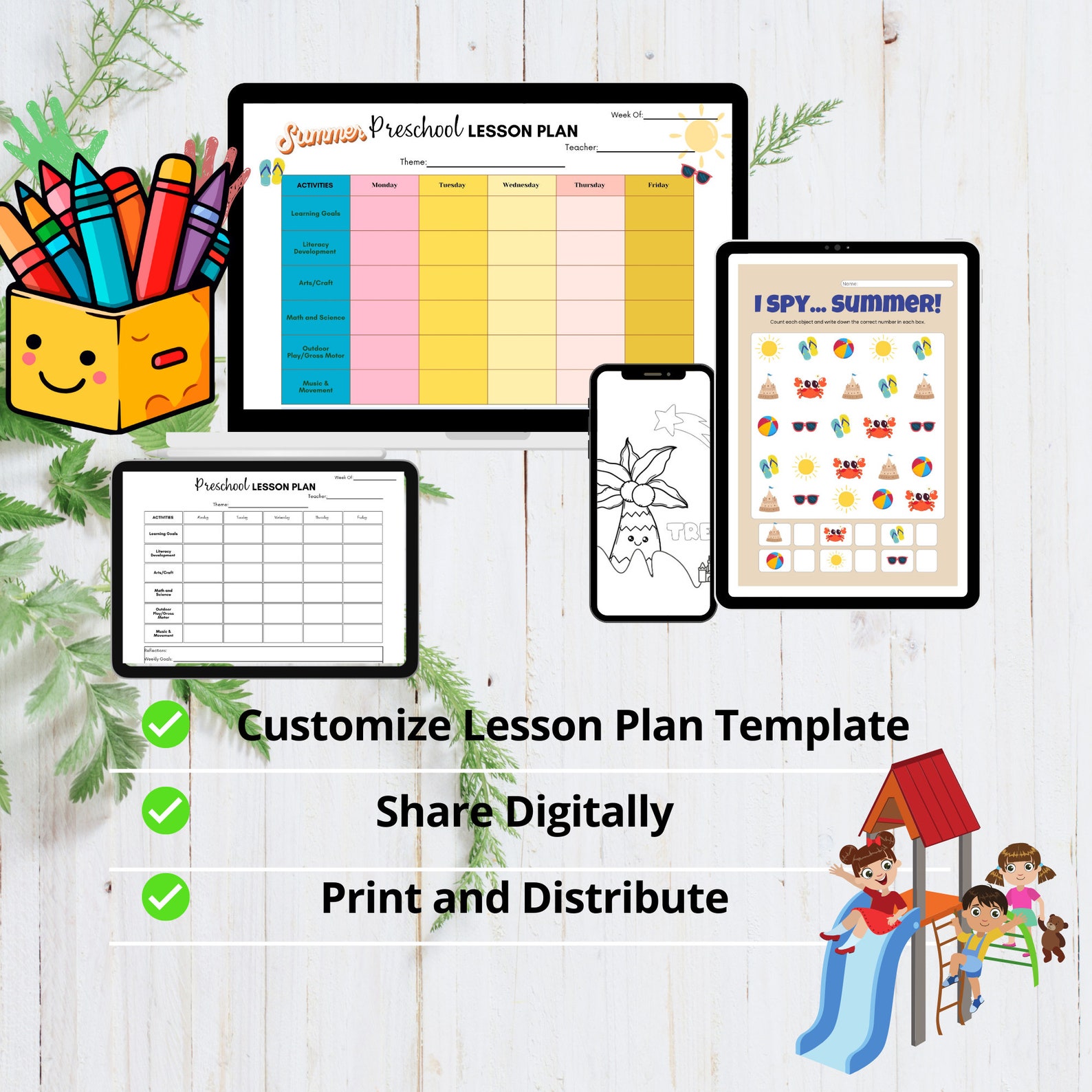 Preschool Summer Lesson Plan Homeschool Preschool Curriculum Summer ...