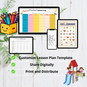 Preschool Summer Lesson Plan| Homeschool Preschool Curriculum | Summer ...