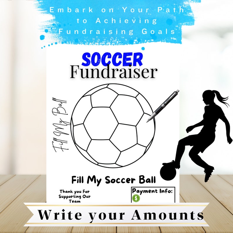 Printable Soccer Fundraiser | Team Soccer | Travel Soccer| Fill My ...