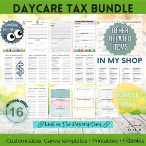 Daycare Contract Template: Editable Home Daycare Forms (digital ...