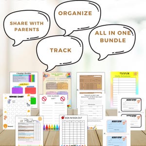 Ultimate Toddler Classroom Forms Bundle| 47 Editable Pages for Daycare ...