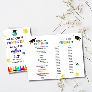 Kindergarten Graduation Printable | Class Graduation Ceremony ...