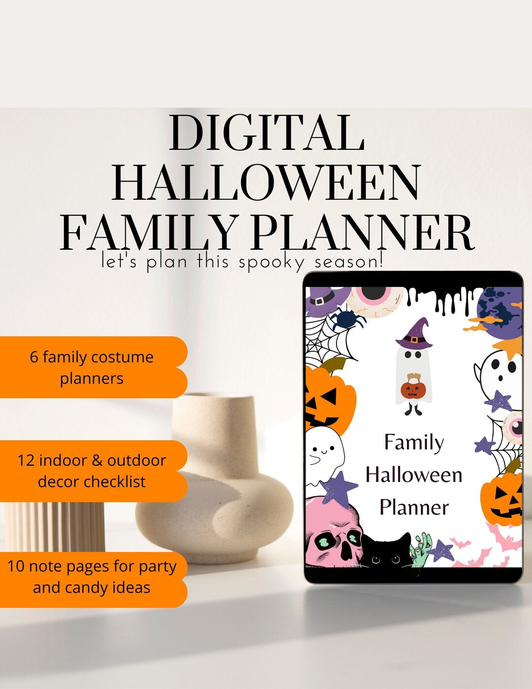 Cute Halloween Planner Printable Halloween Planner, Cute Halloween ...