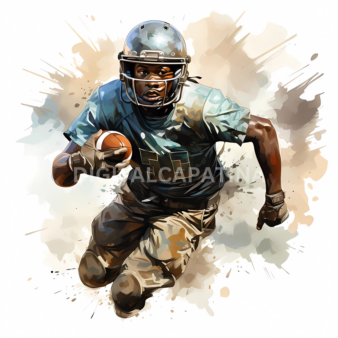 Football Clipart Bundle 7 High-quality Jpgs, Instant Download, Sport ...