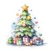 Christmas Tree Clipart Bundle 16 High Quality Jpgs, Merry Christmas ...