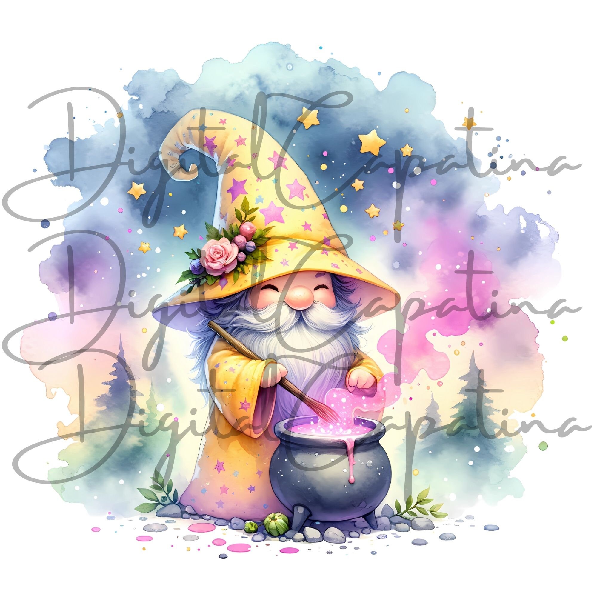 Halloween Gnome Clipart 12 PNG Digital Download Halloween PNG Mixed ...