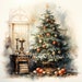 Watercolor Christmas Clipart 12 High Quality Jpgs, Watercolor Christmas ...