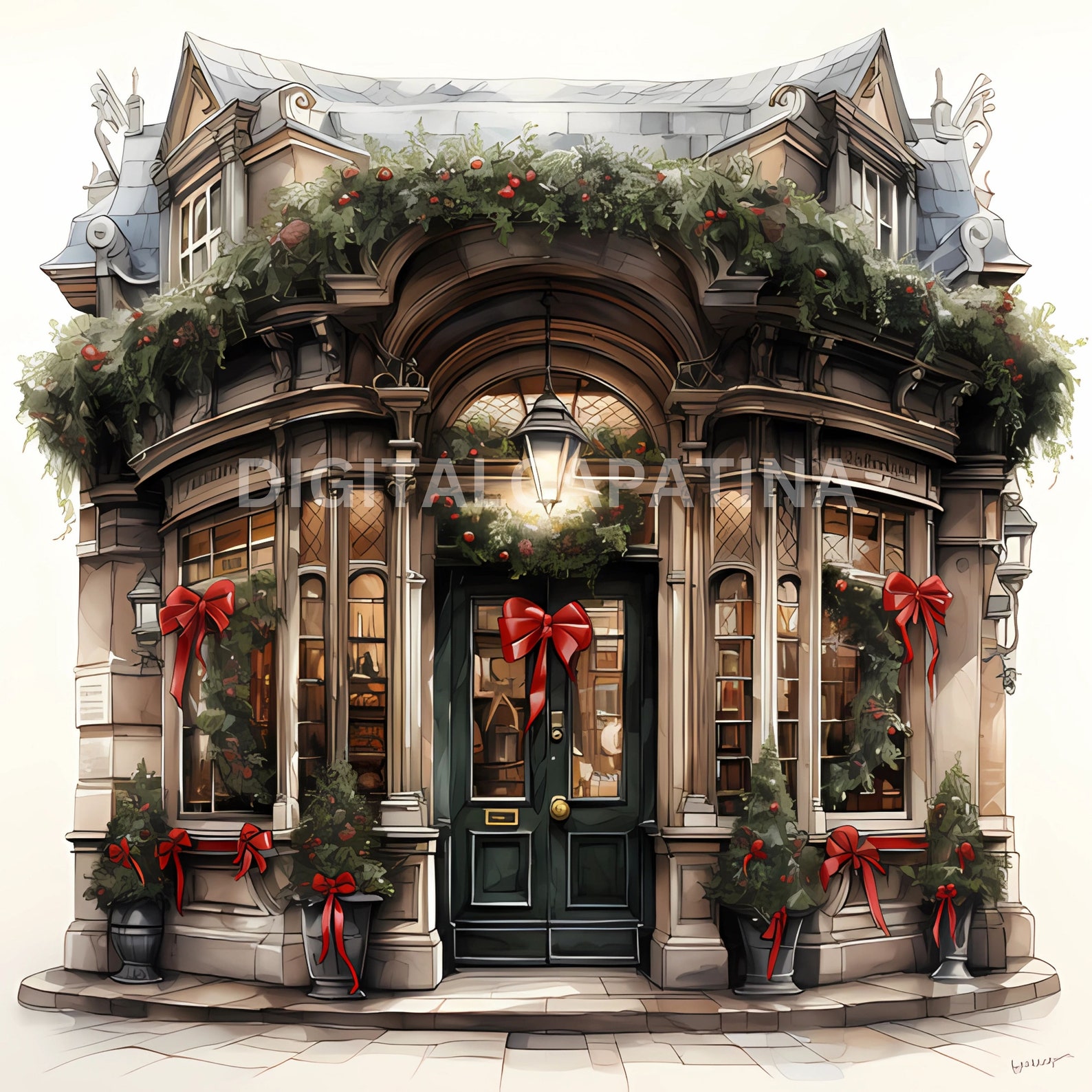 Christmas Clipart 12 High Quality Jpgs, Digital Download, Commercial ...