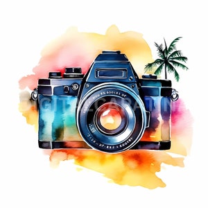 Camera Clipart 15 High Quality Jpgs, Digital Download, Vintage ...