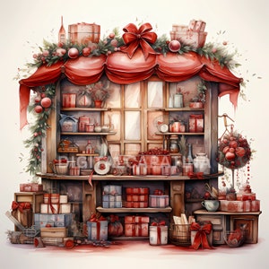 Christmas Clipart 12 High Quality Jpgs, Digital Download, Commercial ...