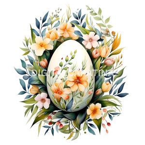 Easter Eggs Clipart 19 High Quality Jpgs, Spring Clipart, Easter ...