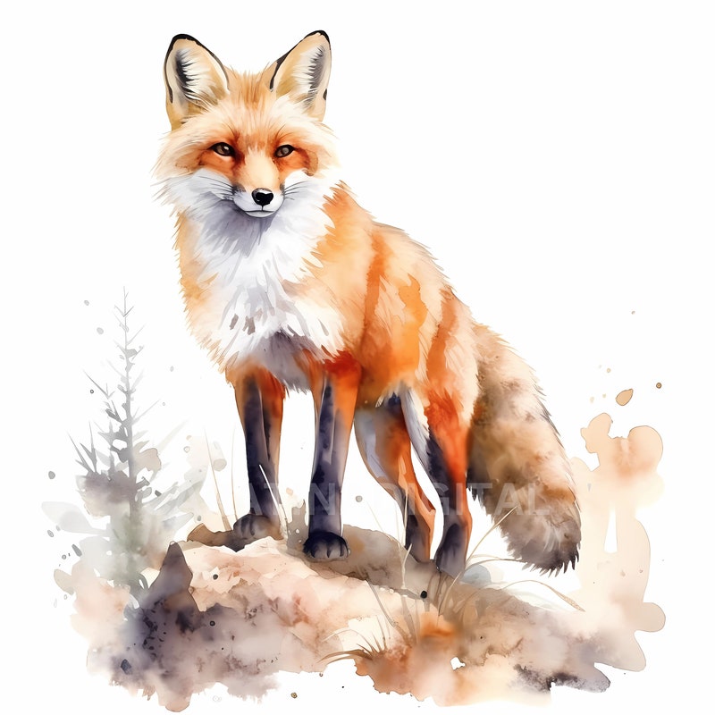 Fox Printable - Etsy