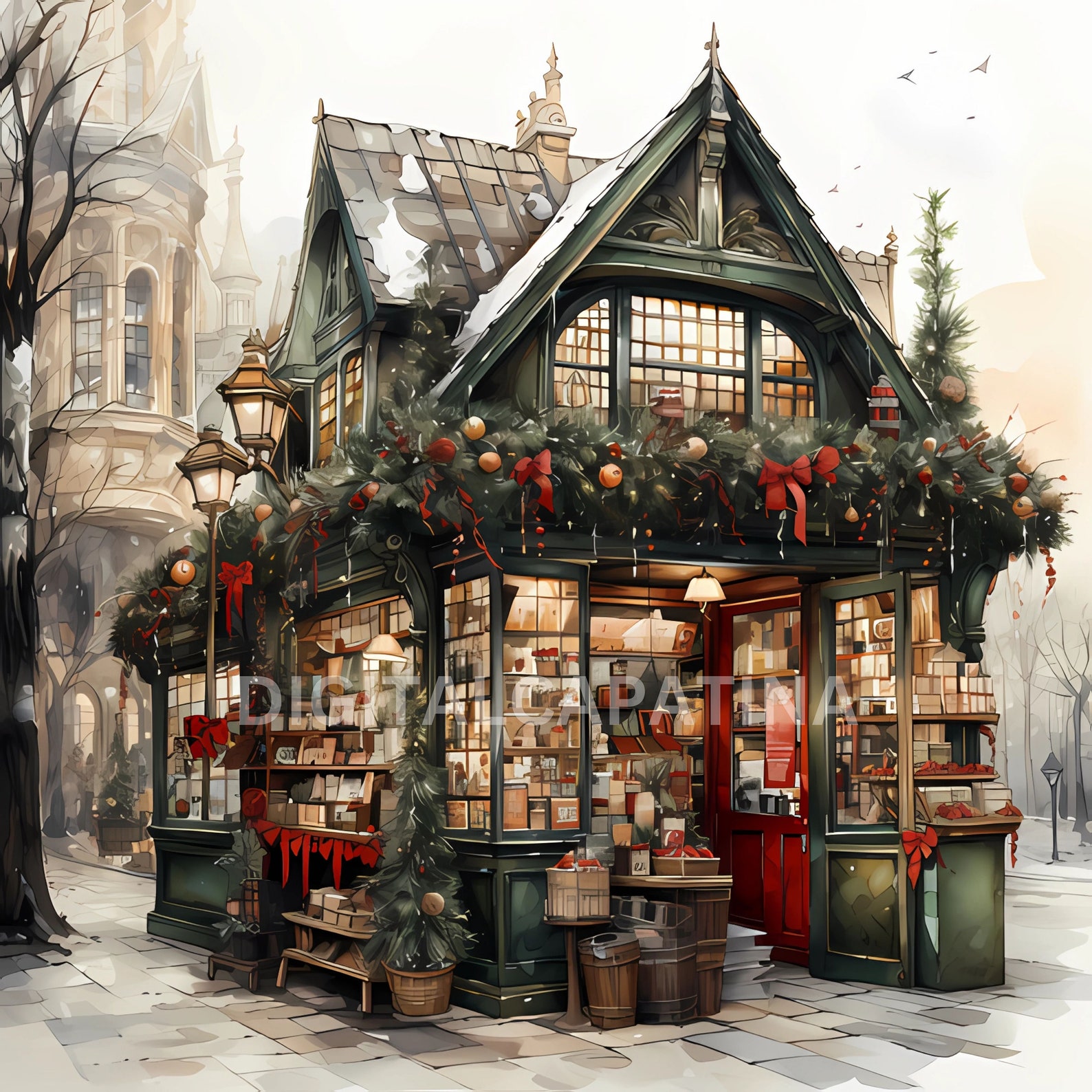 Christmas Clipart 12 High Quality Jpgs, Digital Download, Commercial ...