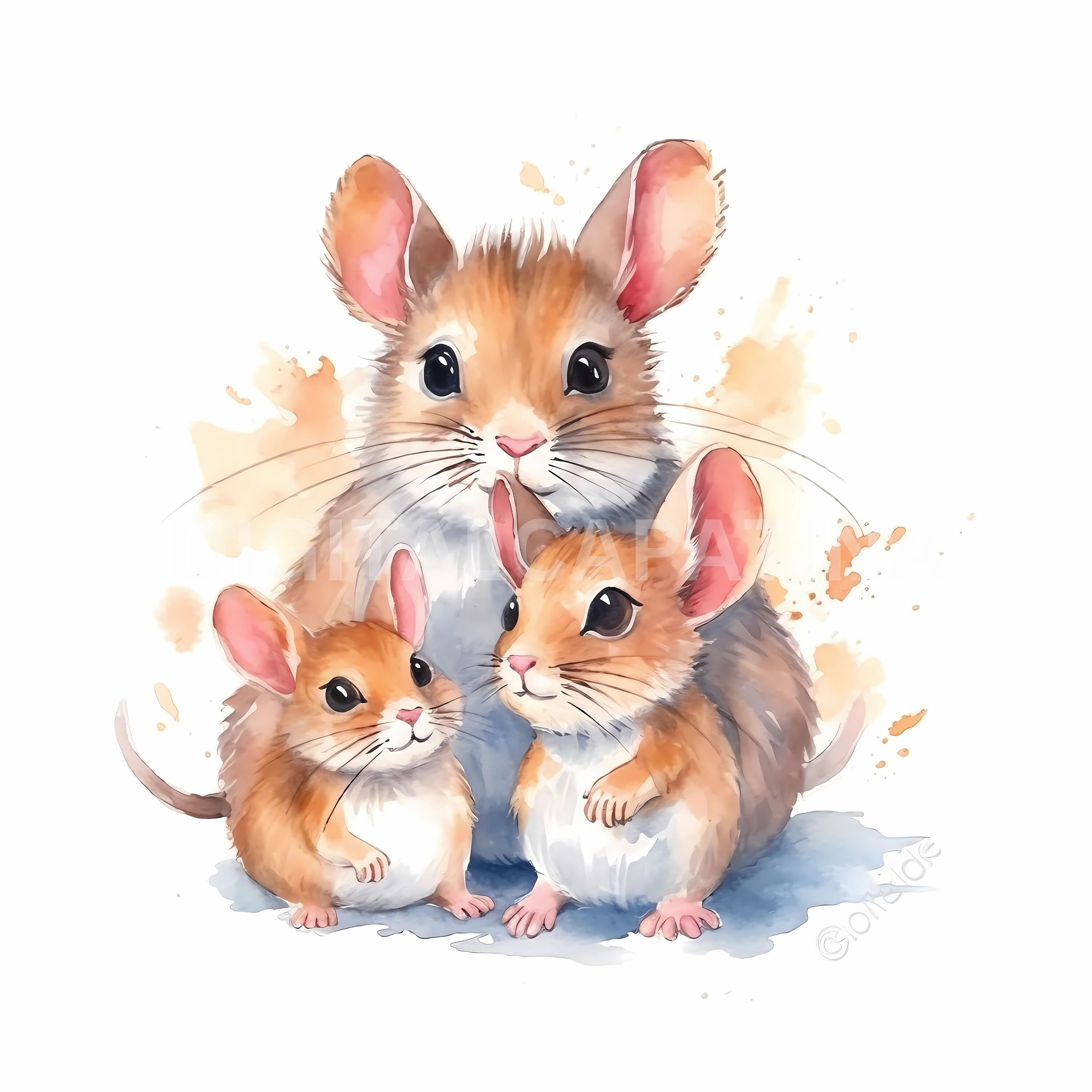 Harvest Mouse Clipart