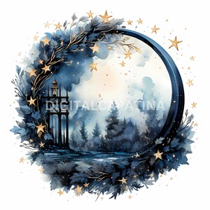 Watercolor Christmas Clipart 9 High Quality Jpgs,watercolor Winter ...