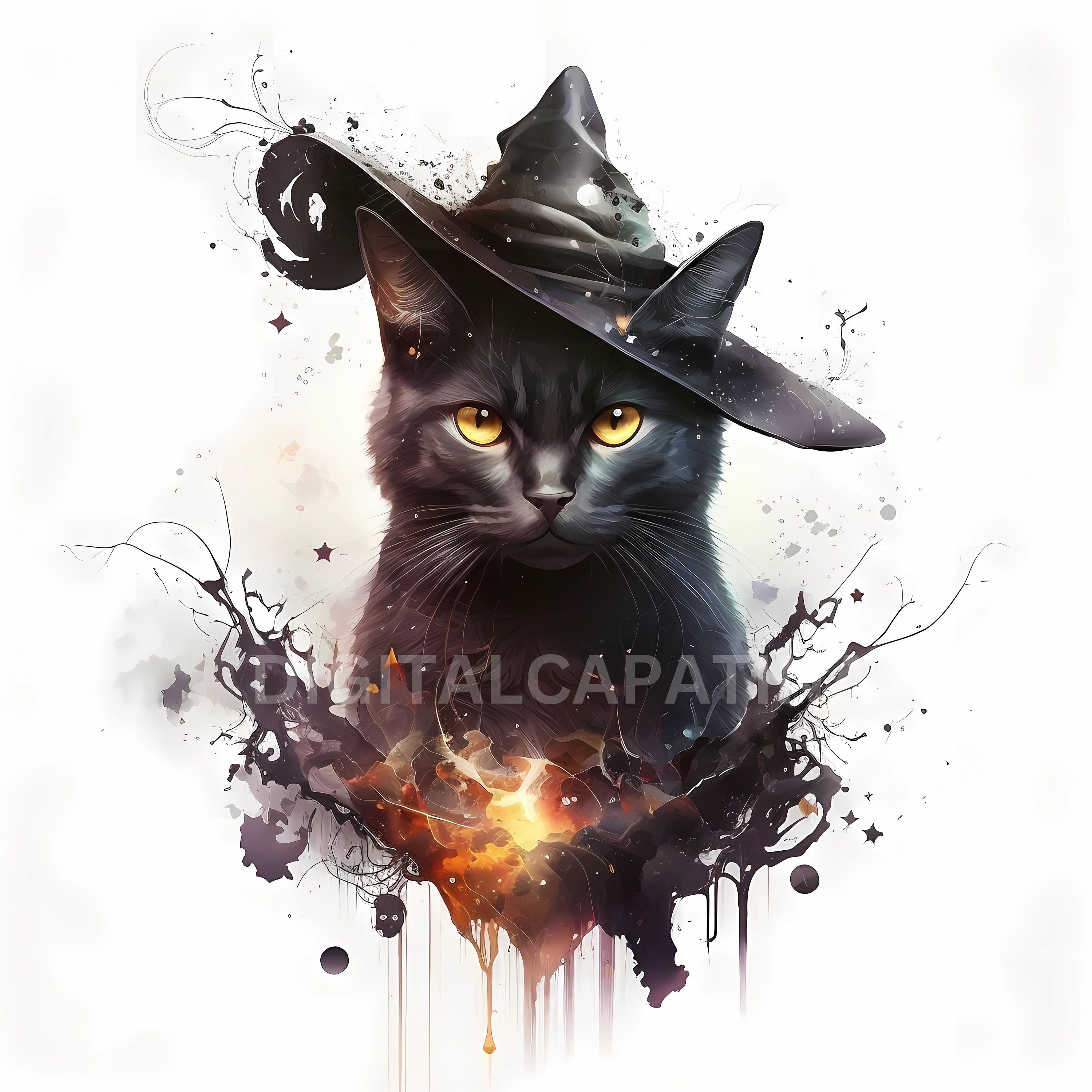 Witch's Familiar Clipart Bundle 10 High Quality Jpgs - Etsy