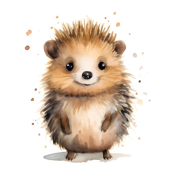 Happy Hedgehog - Etsy