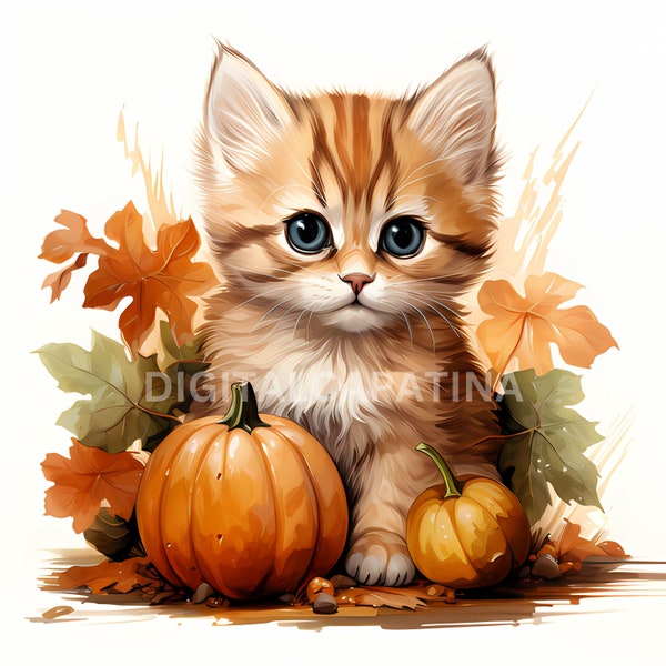 Kitten Clipart - Etsy