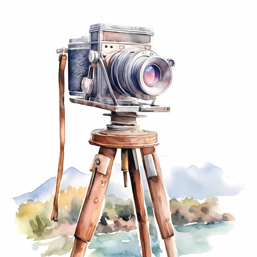 Camera Clipart 14 High Quality Jpgs, Digital Download, Vintage ...