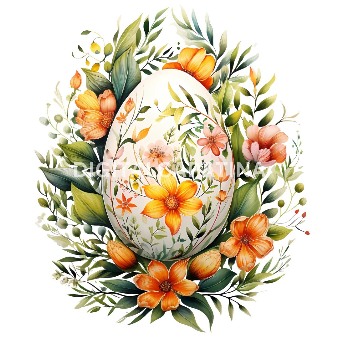 Easter Eggs Clipart 19 High Quality Jpgs, Spring Clipart, Easter ...