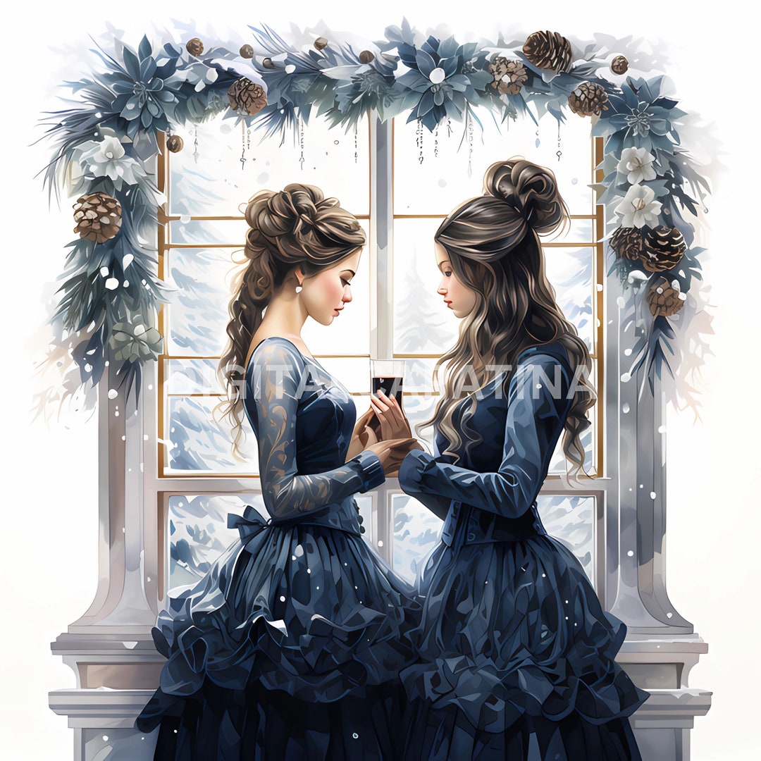 Watercolor Christmas Clipart 12 High Quality Jpgs,watercolor Winter ...