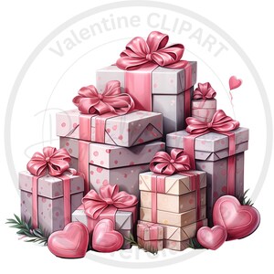 Valentine Clipart 18 Jpgs High Quality, Valentine Gift, Digital ...