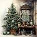 Watercolor Christmas Clipart 12 High Quality Jpgs, Watercolor Christmas ...