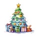 Christmas Tree Clipart Bundle 16 High Quality Jpgs, Merry Christmas ...