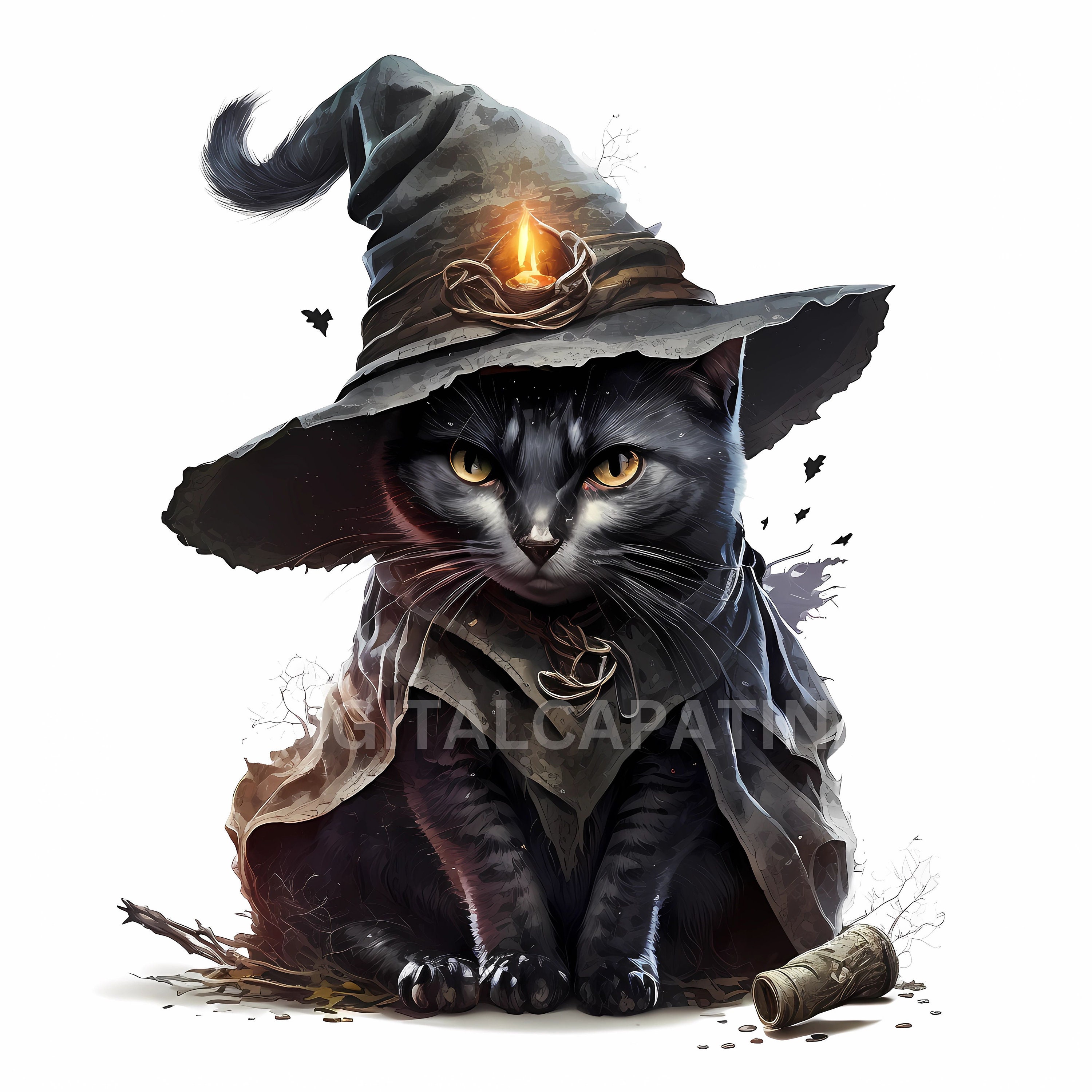 Witch's Familiar Clipart Bundle 10 High Quality Jpgs - Etsy