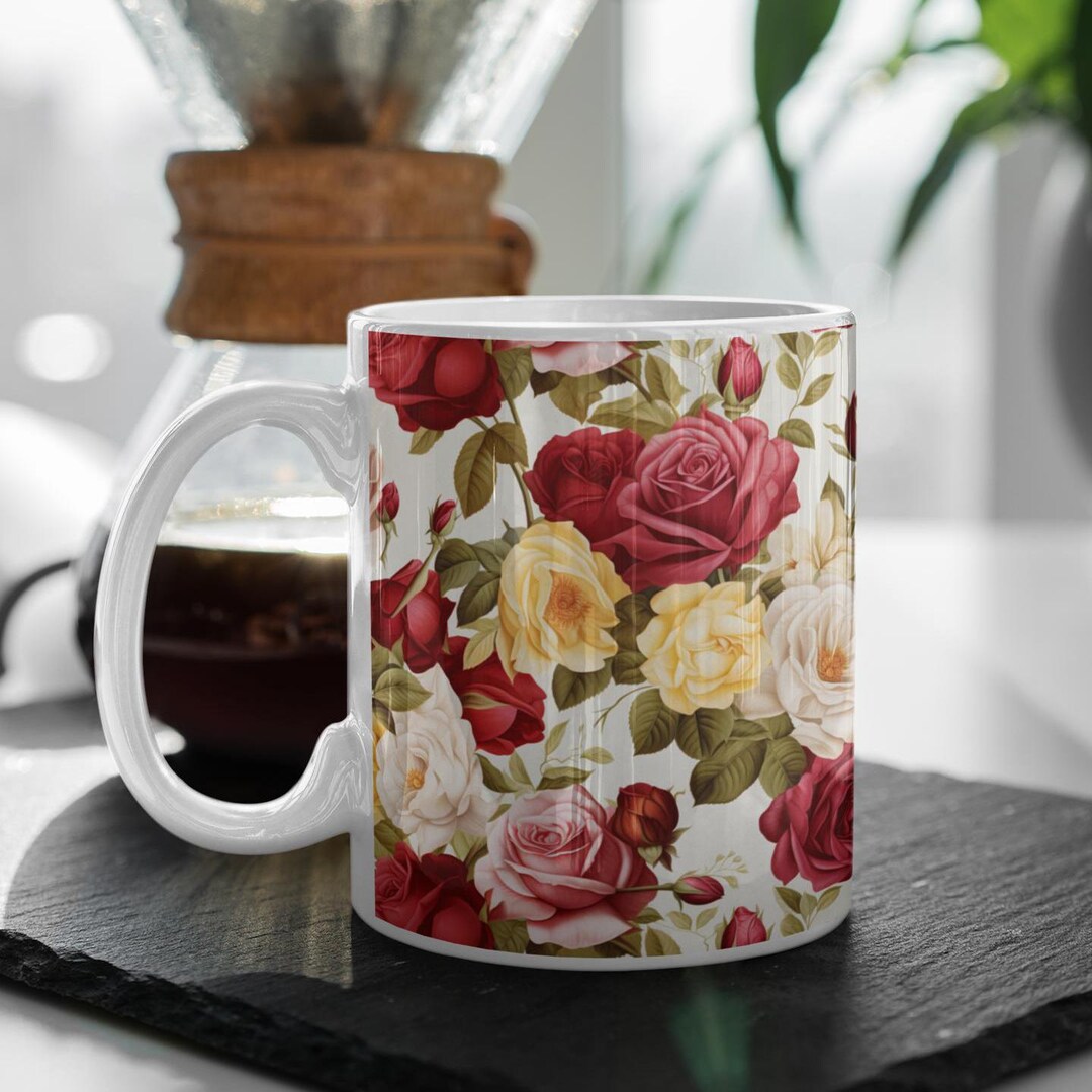 Old Country Roses Mug, Rose Mug, Birthday Gift for Rose Lovers, Gift ...